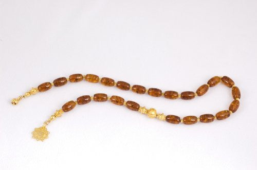 Amber Prayer Beads (19+5) – Nightingale Prayer Beads